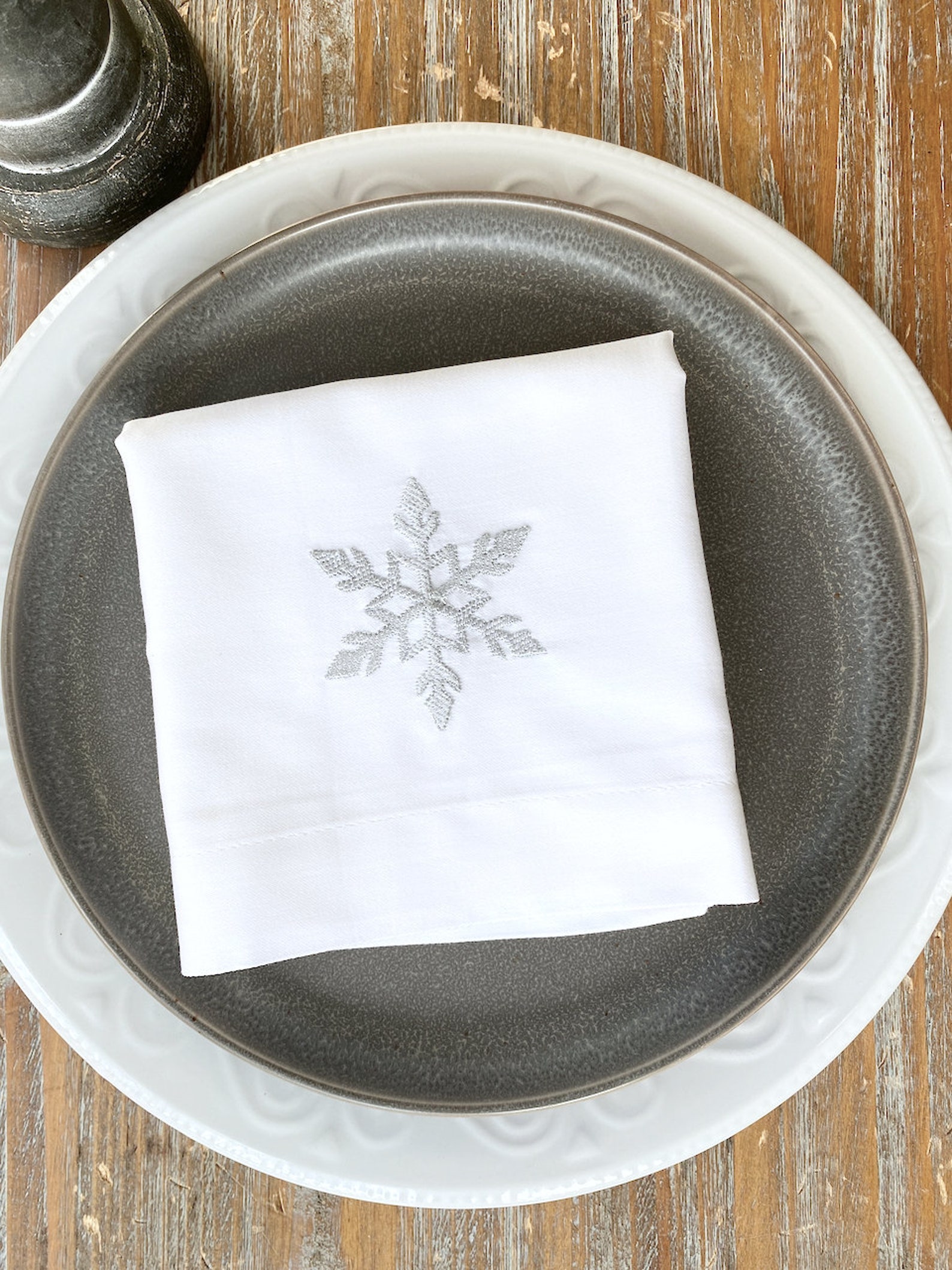 Christmas Snowflake Cloth Napkins Christmas Napkins - Etsy