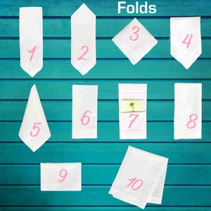 Wendy Monogrammed Cloth Napkins, Set of 4, Embroidered Cloth Napkins ...