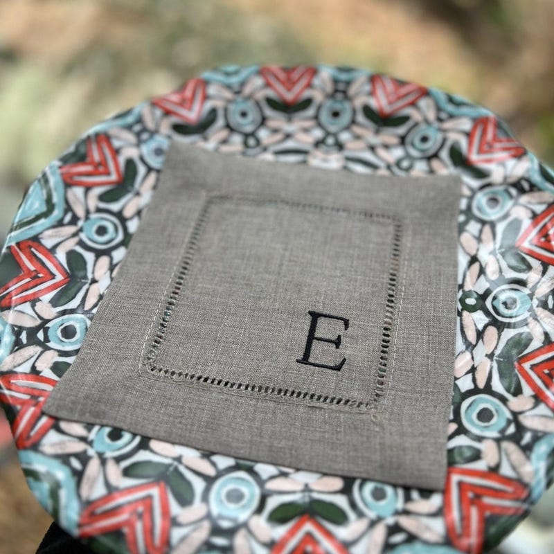 Monogram Letters Cloth - Etsy
