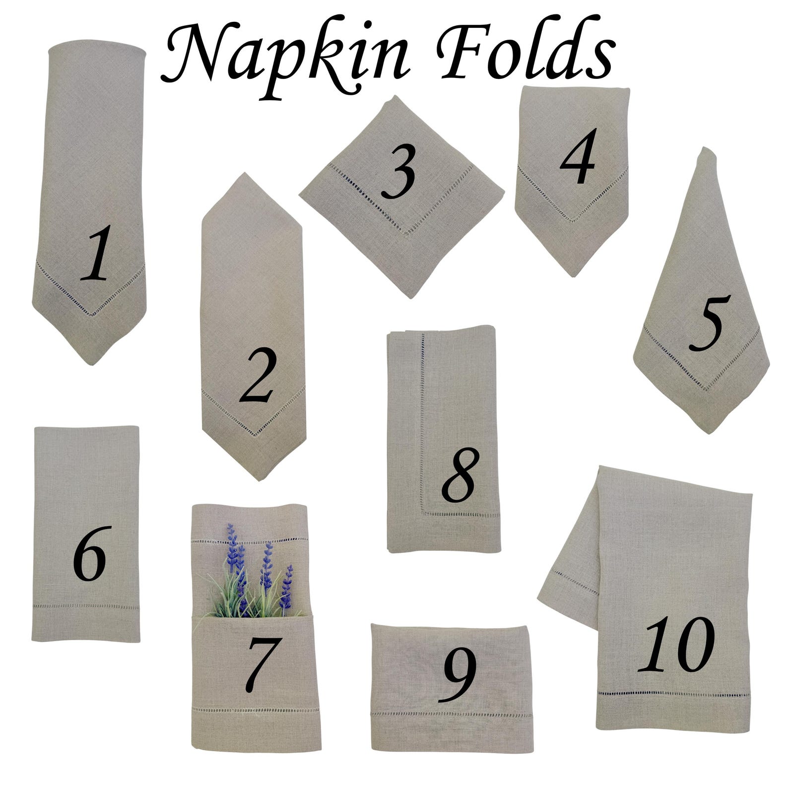 Wendy Monogrammed Cloth Napkins, Set of 4, Embroidered Cloth Napkins ...