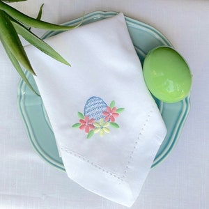 Egg Easter Cloth Napkins Set of 4 Easter Napkins Easter - Etsy
