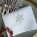 Christmas Snowflake Cloth Napkins, Christmas Napkins, Set of 4 ...