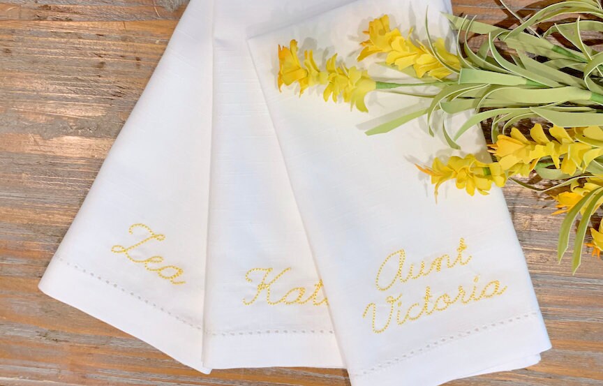 100 Personalized Wedding Party Names Monogrammed Wedding | Etsy