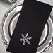 Christmas Snowflake Cloth Napkins, Christmas Napkins, Set of 4 ...