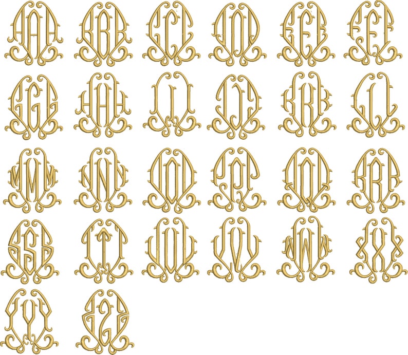 Abigail Monogrammed Embroidered Cloth Dinner Napkins 3 Letter - Etsy