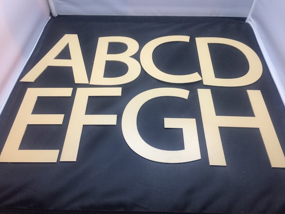 10 Cardboard Letters Large Custom Painted Ten Inch Craft | Etsy