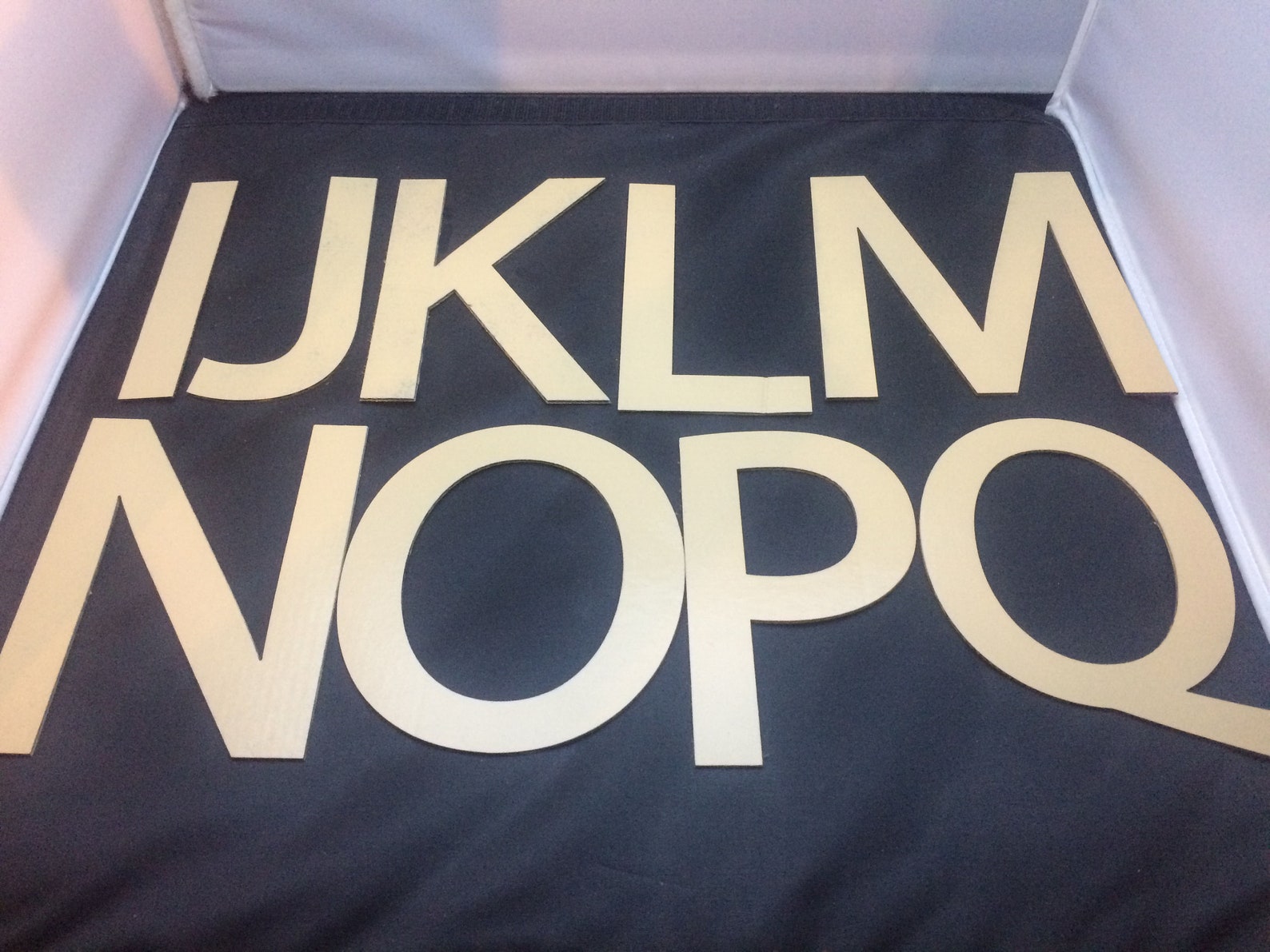 10 Cardboard Letters Large Custom Painted Ten Inch Craft - Etsy