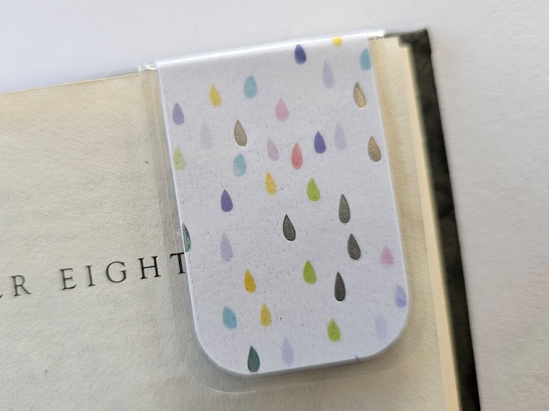 Teardrop, Raindrop, Metallic, Rainbow, Magnetic Bookmark, Gift, Reader ...