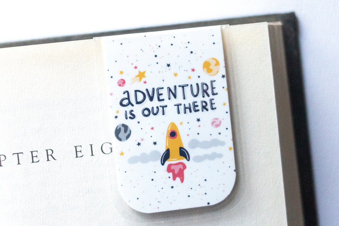 Space Bookmark, Magnetic Bookmark, Rocket Bookmark, Adventure Gift ...