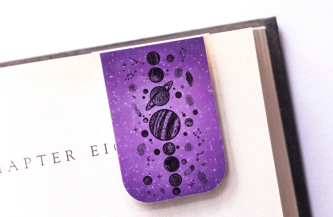 Space Bookmark, Magnetic Bookmark, Astronomy Bookmark, Girl Space Gift ...