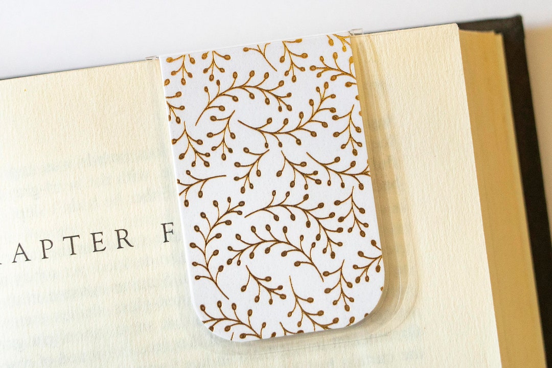 Metallic Gold, Metallic Bookmark, Magnetic Bookmark, Laminated Bookmark ...