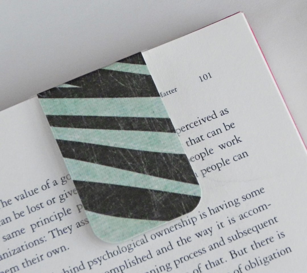 Bookmark, Magnetic, Laminated, Zebra Grunge, Zebra Bookmark, Ready to ...