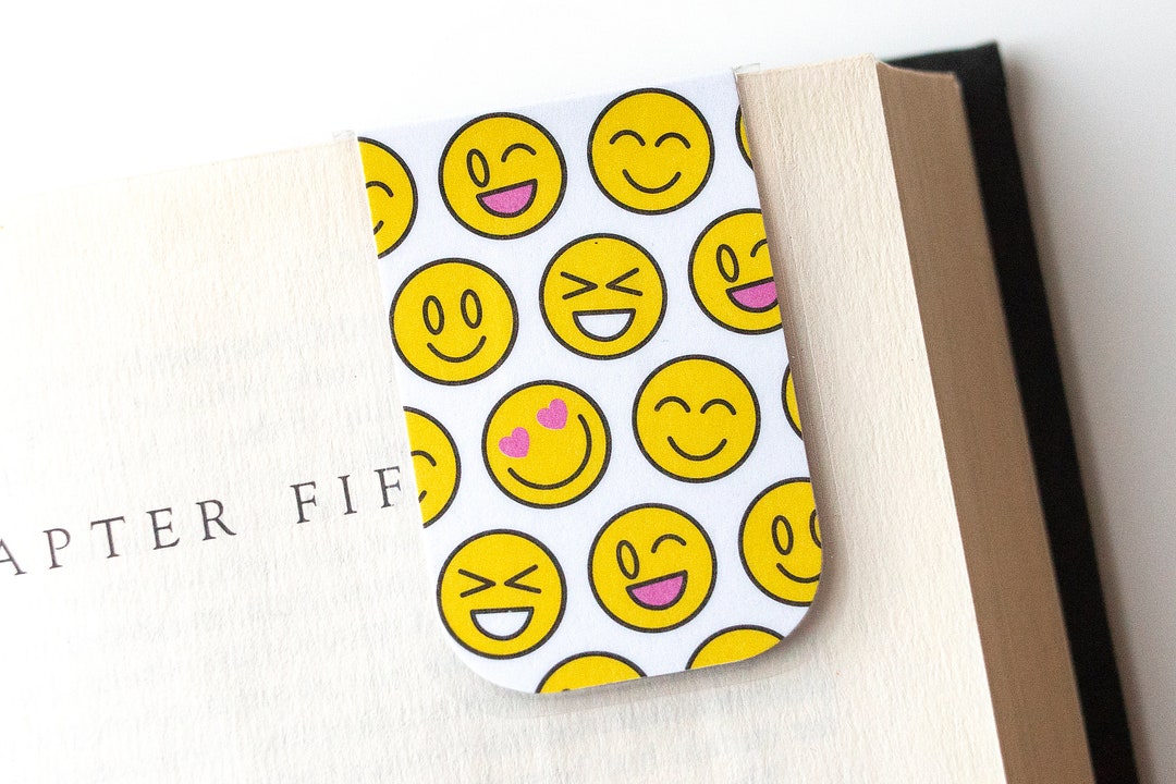 Emoticon Gift, Smiley Face, LOL, Magnetic Bookmark, Gifts for Kids ...