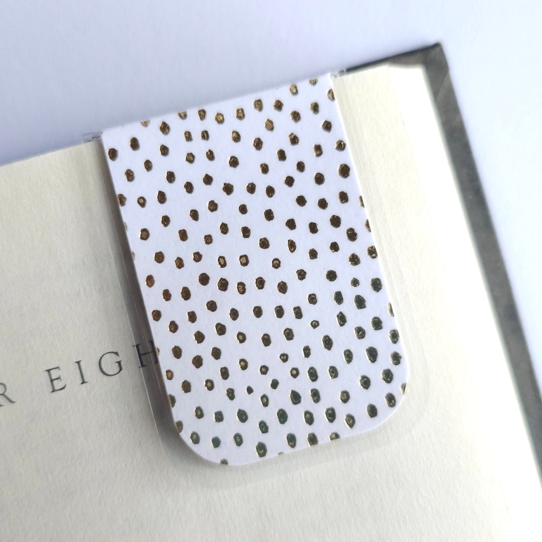 Metallic Bookmark, Magnetic Bookmark, Gift Under 5, Stocking Stuffers ...