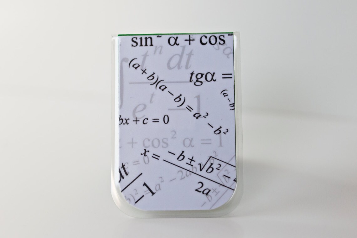 Math Magnetic Bookmark Laminated Trigonometry Quadratic | Etsy