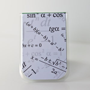 Math Magnetic Bookmark Laminated Trigonometry Quadratic Formula Algebra ...