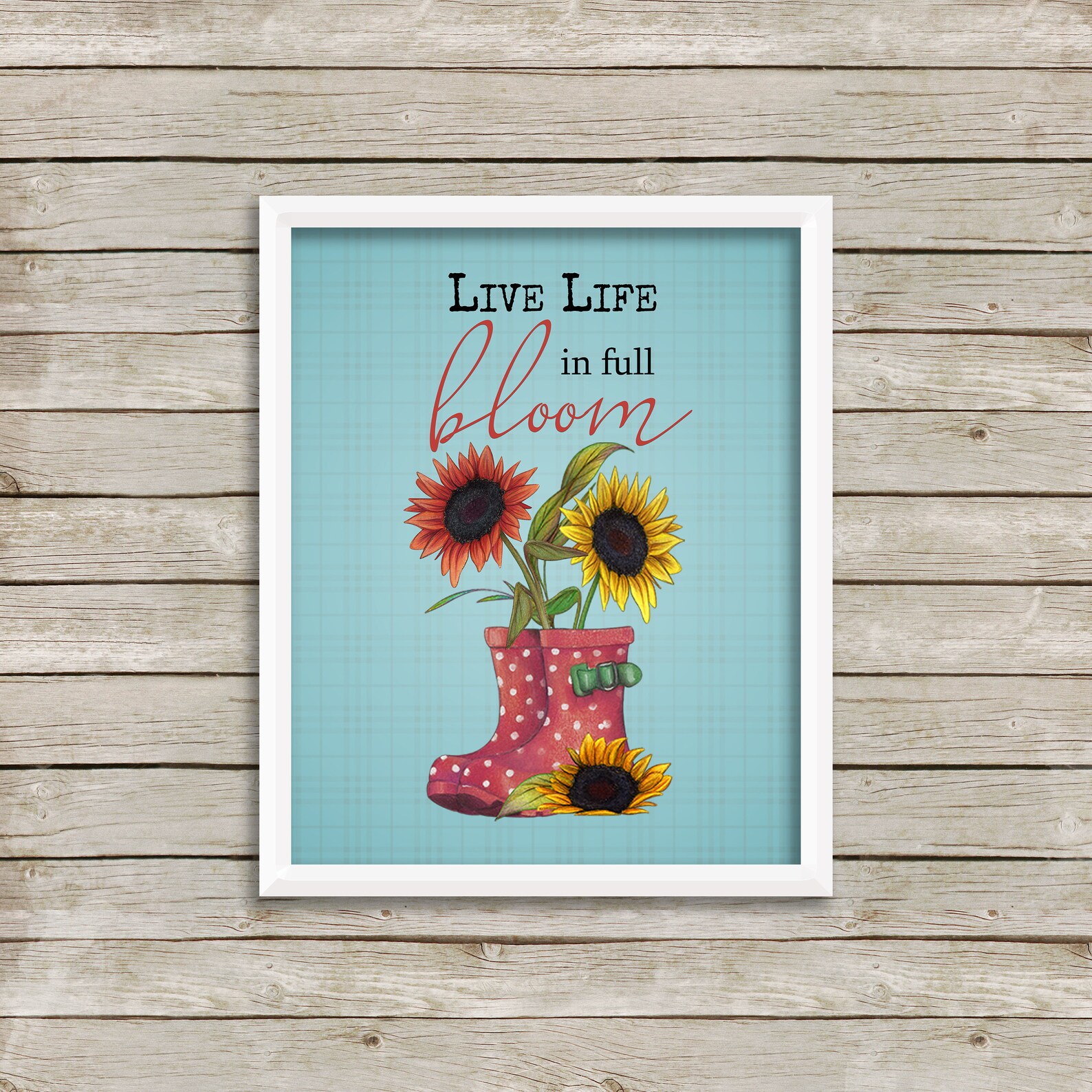 Quote Wall Art Country Chic Decor Quote Wall Decor | Etsy