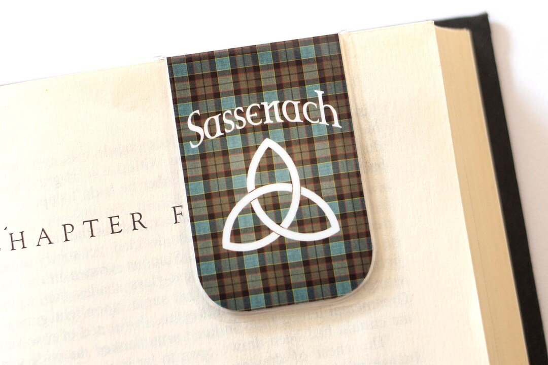 Sassenach Bookmark, Magnetic Bookmark, Tartan Bookmark, Plaid Bookmark ...