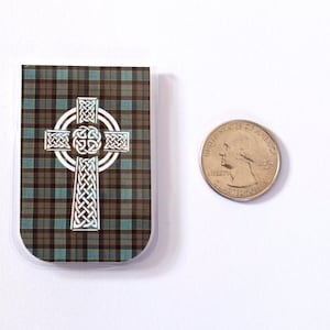 Scottish Bookmark, Magnetic Bookmark, Tartan Bookmark, Celtic Cross ...