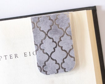 Gold Metallic Bookmark Magnetic Bookmark Laminated Bookmark | Etsy