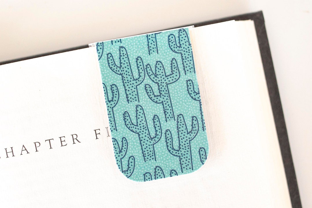 Magnetic Bookmark, Cactus Gift, Succulent Bookmark, Christmas Gift ...