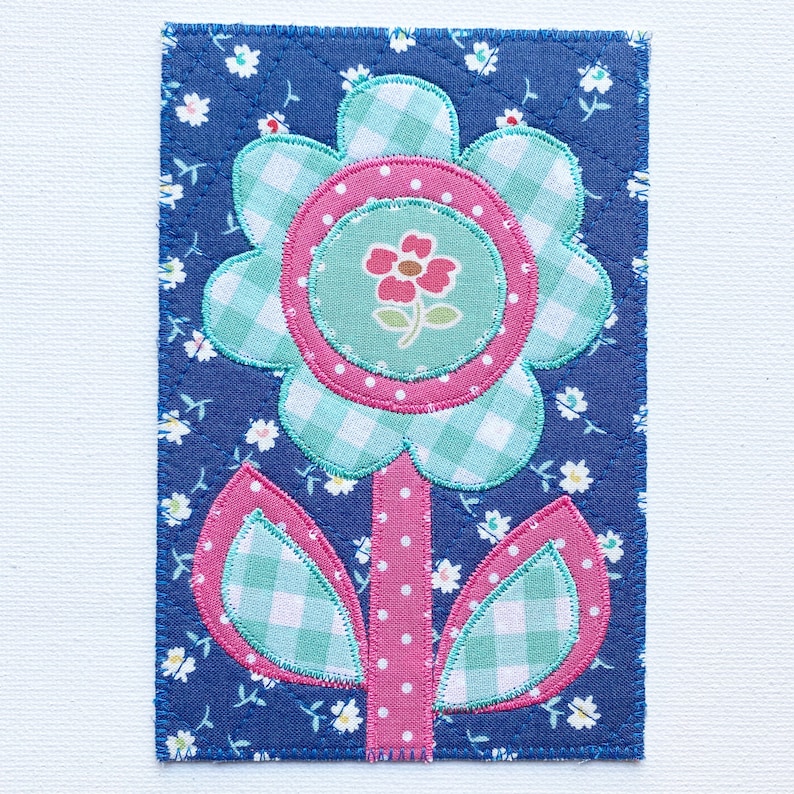 KITSCH FLOWER Birthday Card Postcard Mom Day Relative Friend | Etsy