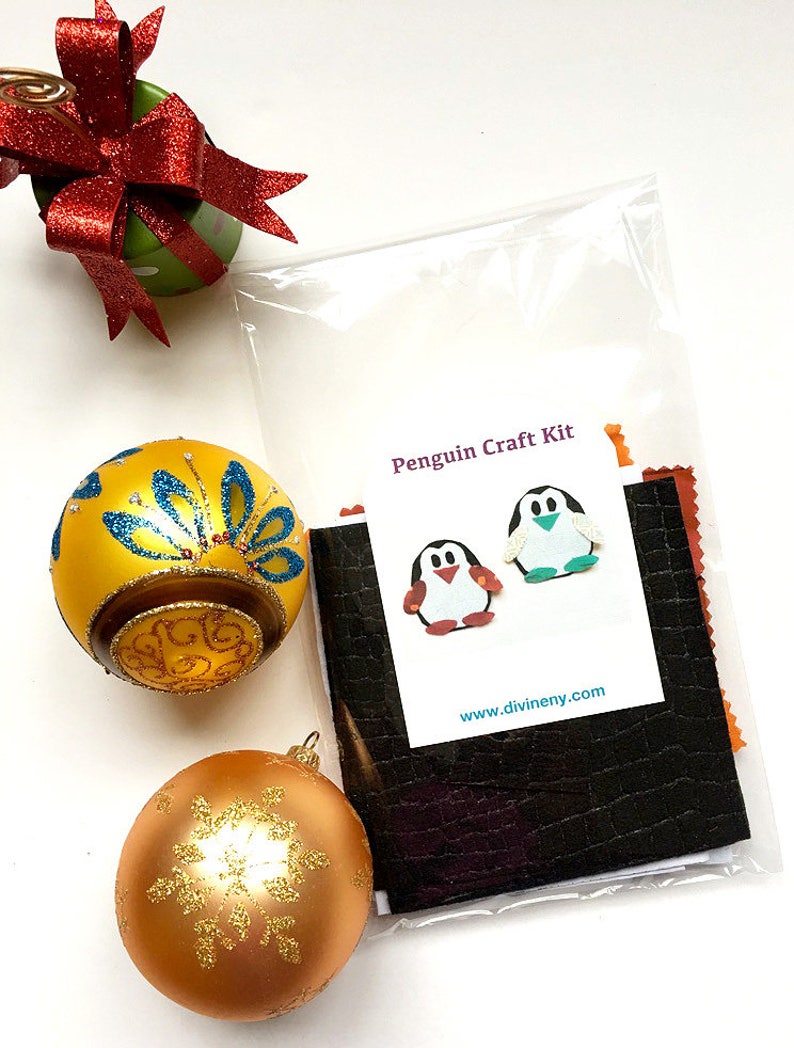 Penguin Craft - Craft Kit - Felt Crafts - Fabric Crafts - Kids Craft ...