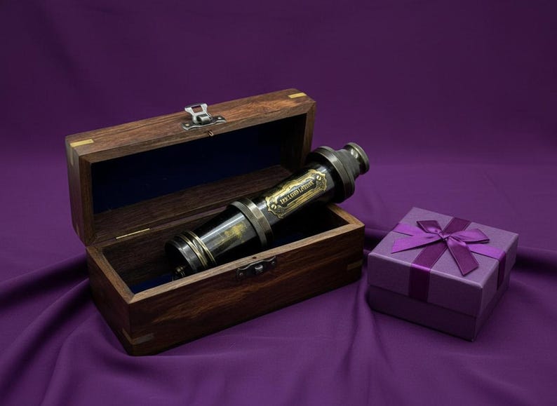 Brass Telescope, Personalized Gift, Bird Watching & Sight Seeing ...
