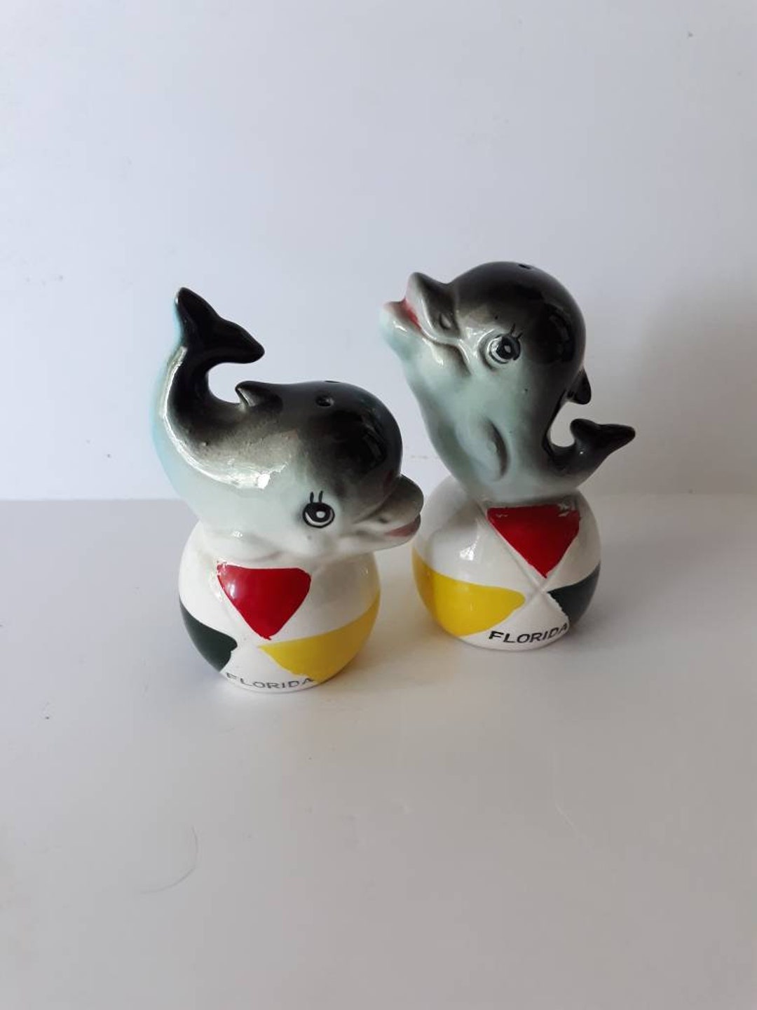 Vintage Whale Salt and Pepper Shakers - Etsy