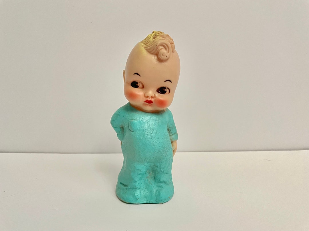 Vintage Squeak Toy Boy in Pajamas, Dreamland Creations - Etsy