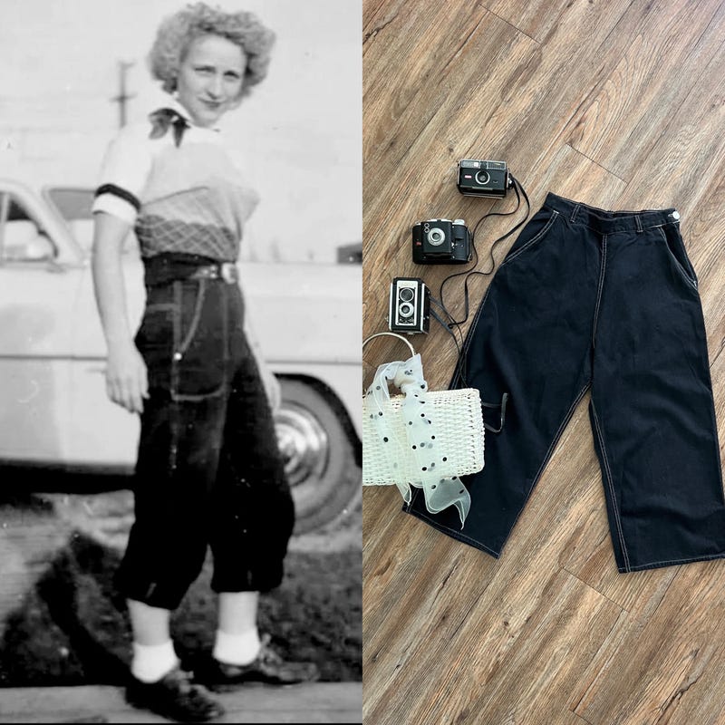 Clam Digger Capri Pants - Etsy