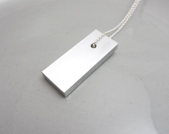 Aluminum Jewelry Aluminum Necklace Minimalist Necklace - Etsy