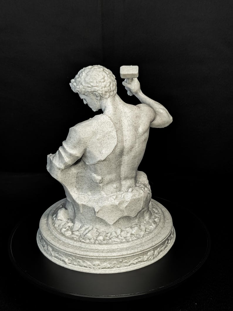 The Sculptor of Fate Statue - Creator God Sculpture | Artisan of Time ...