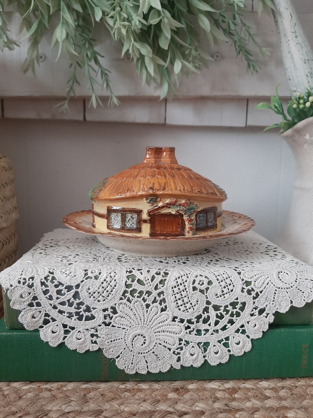 Vintage Burlington Ware Devon Cobb Aged Cottageware Butter - Etsy