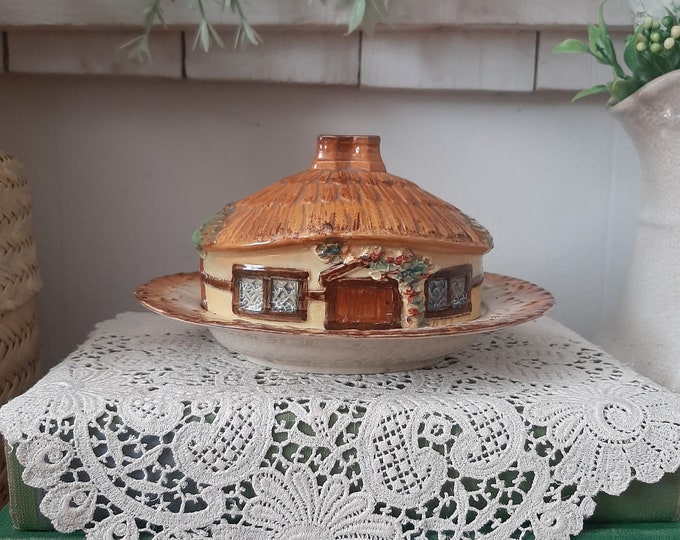 Vintage Burlington Ware Devon Cobb Aged Cottageware Butter Dish - Etsy