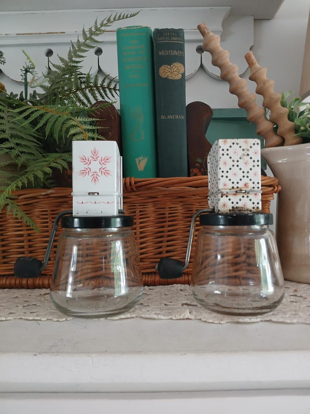 Vintage Mid Century Androck Nut Spice Grinder Jar - You Pick - Etsy