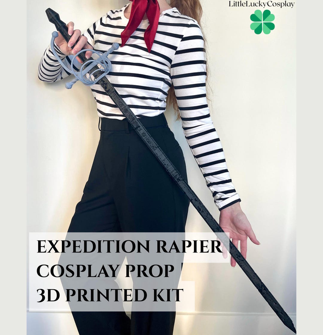 Expedition Rapier Cosplay Prop 3D Printed Kit – Battle Damaged - Etsy