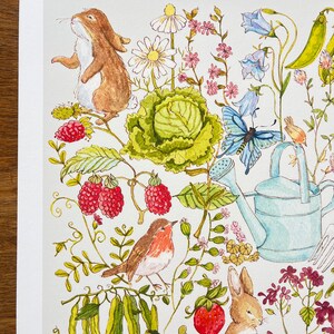 Country Garden, Peter Rabbit, Watercolour Giclée, Fine Art Print - Etsy