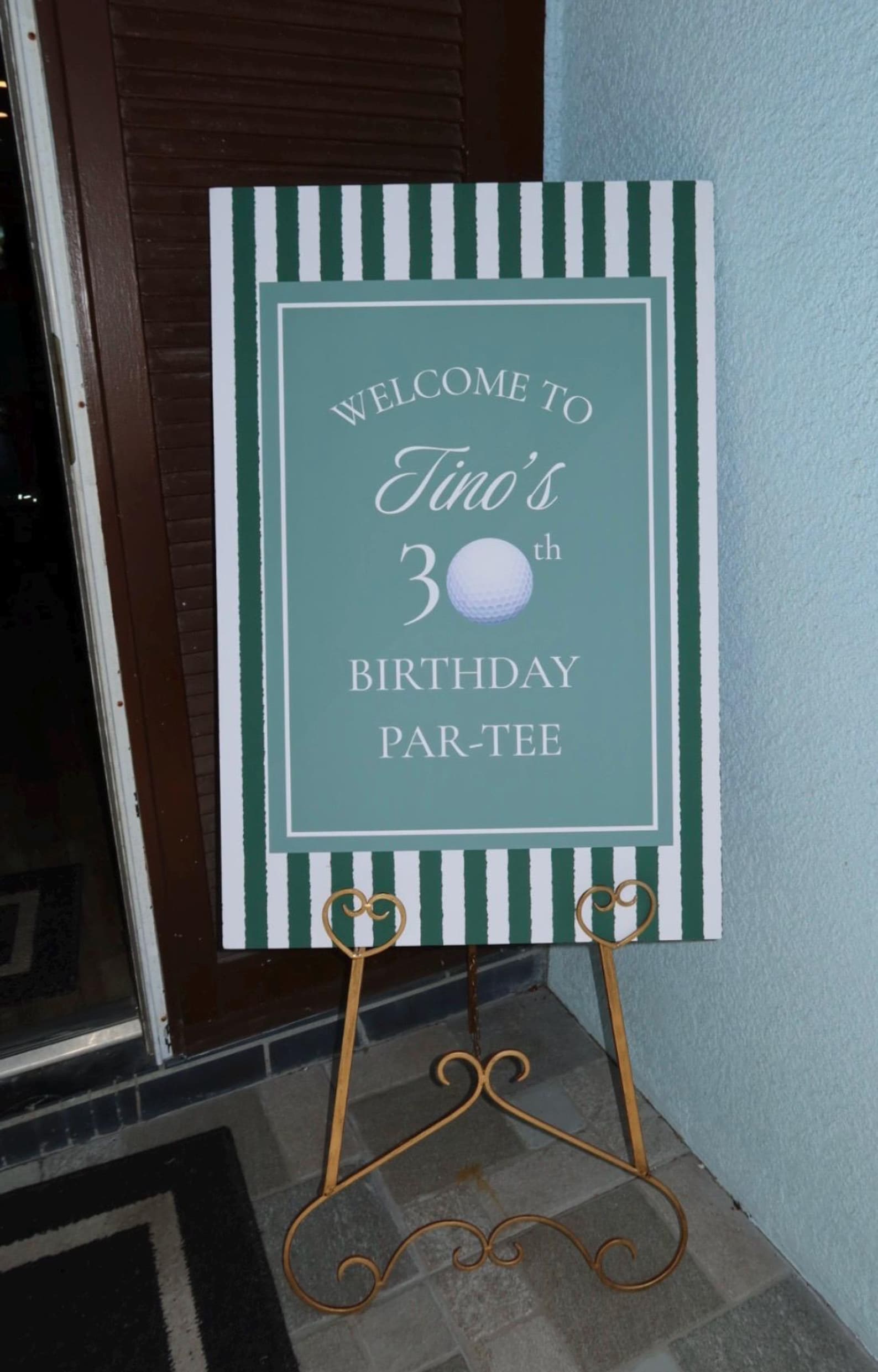 Golf Themed Birthday Party Sign Bundle: Par-tee Theme, Editable ...