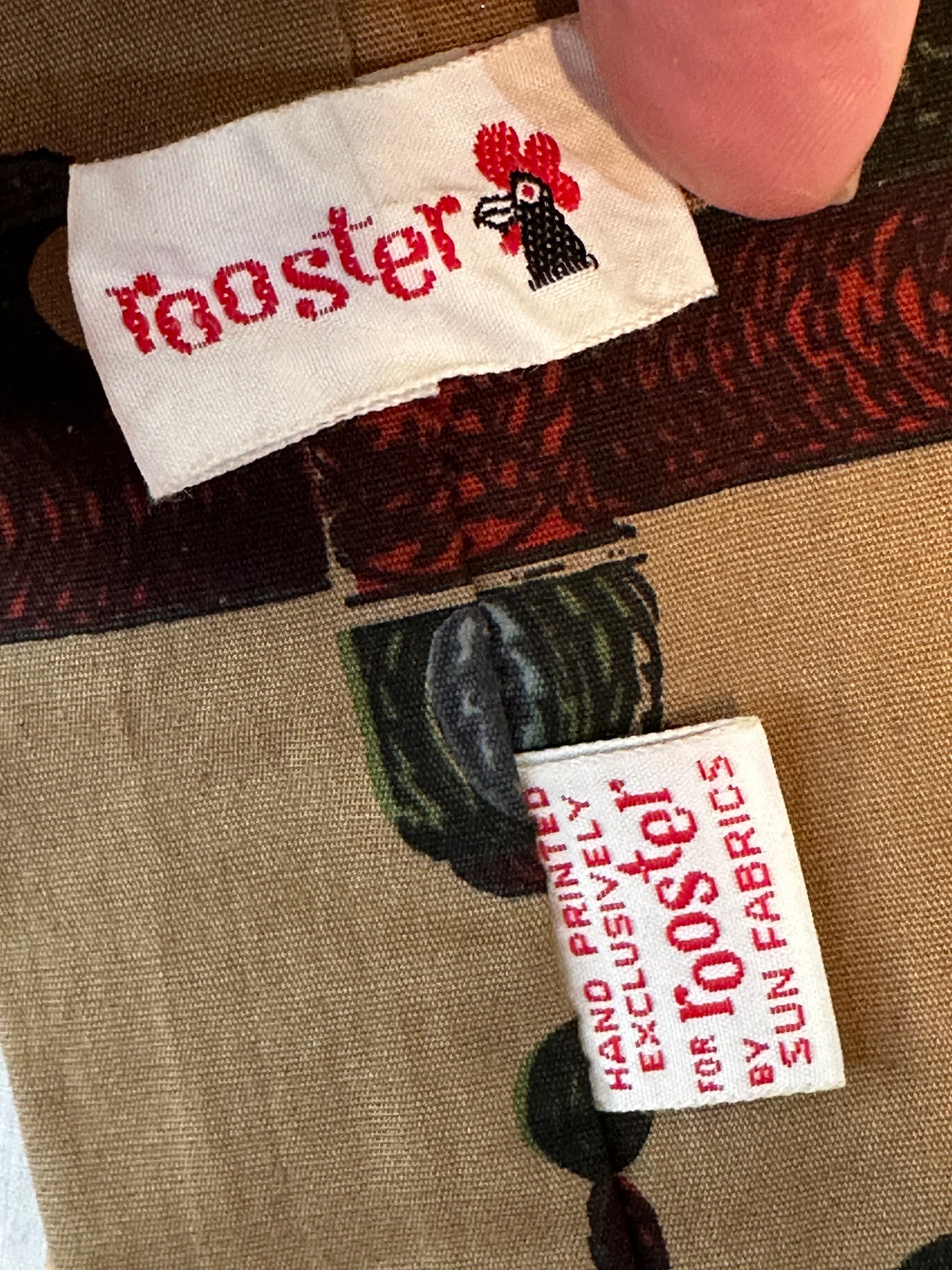 Vintage MENS Rooster Square End Tie With Horse Theme, Circa 1950s-60s ...