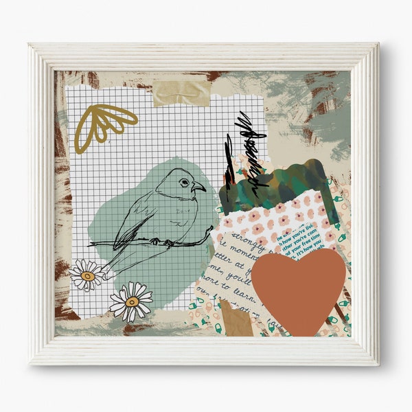 Bird Collage - Etsy