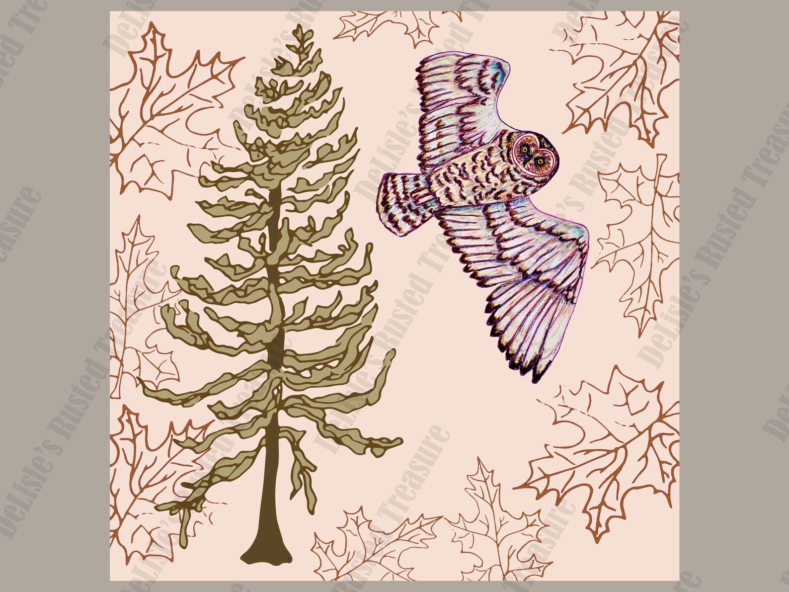 Woodland Digital Paper Bundle, Forest Animals Printables, Digital ...