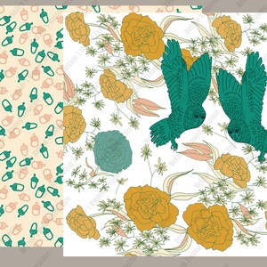 Woodland Digital Paper Bundle, Forest Animals Printables, Digital ...