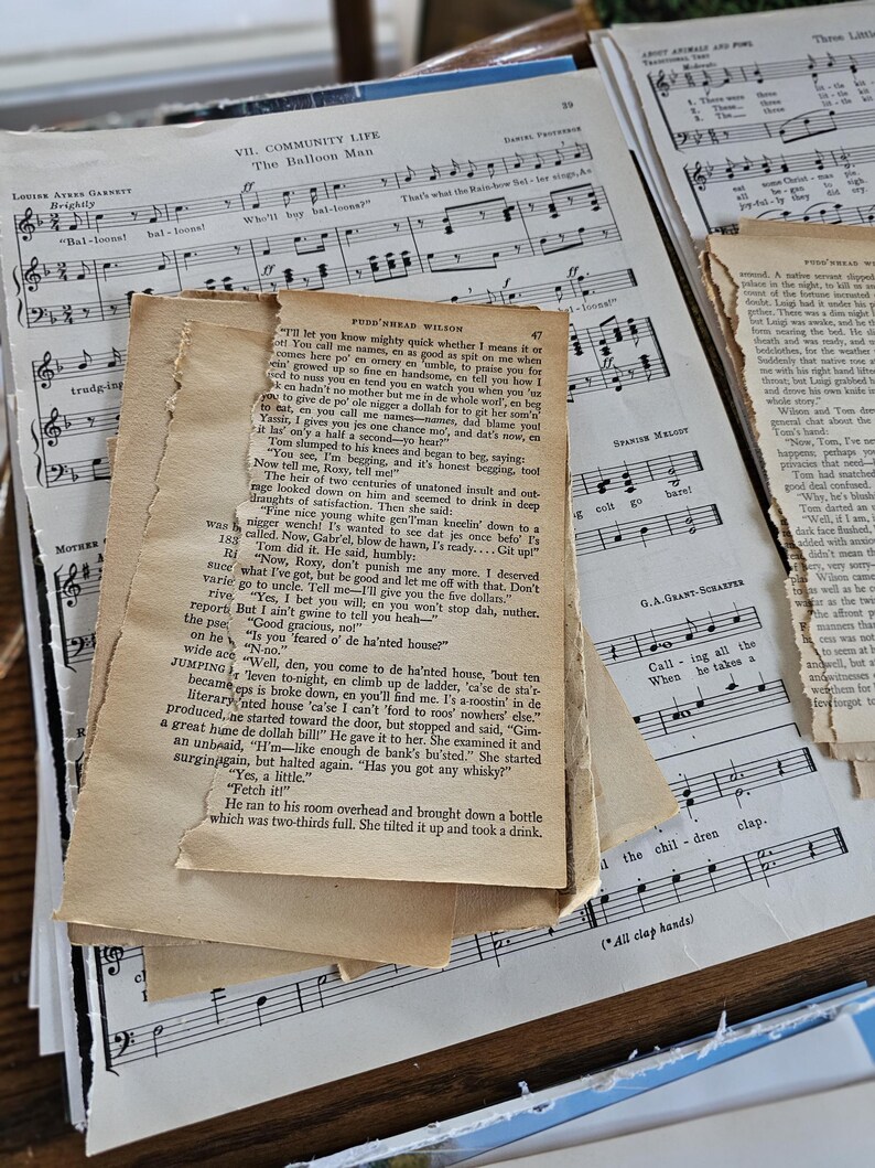 Junk Journal Collage Kit 50+ Unique Vintage and Hand Crafted Papers ...