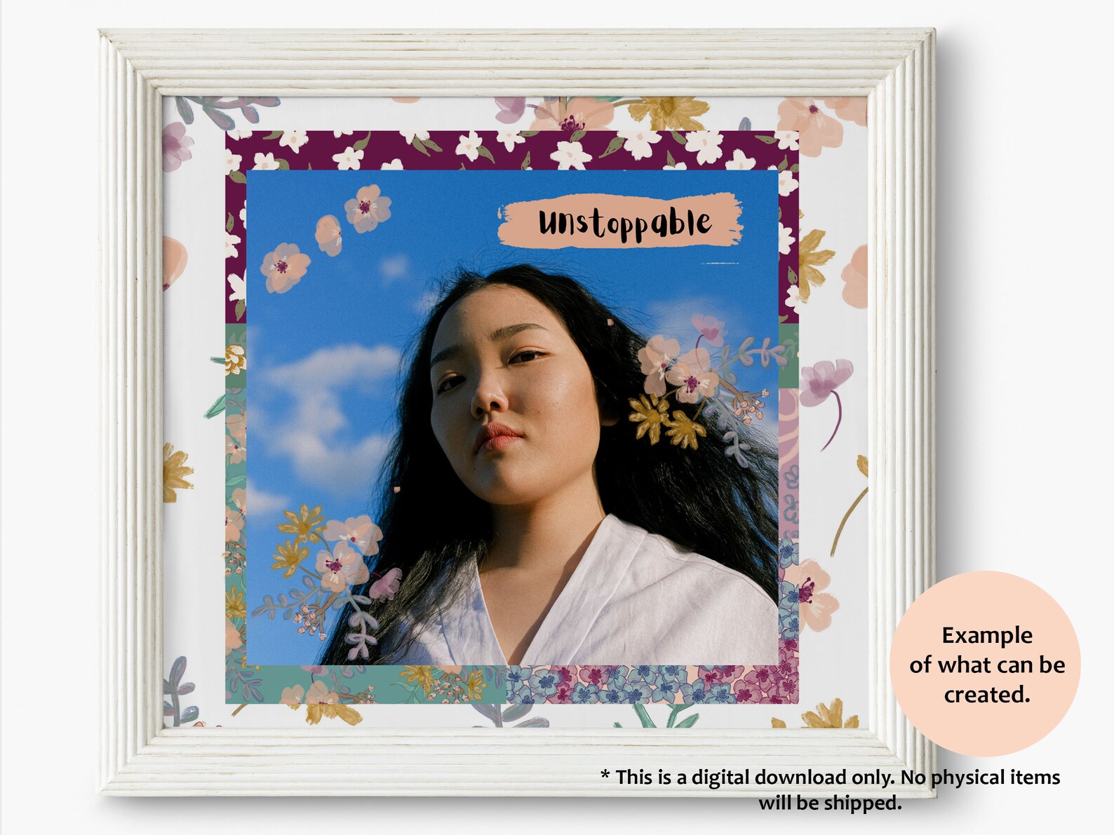 Custom Portrait Collage, Digital Portrait Collage, Personalized ...