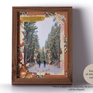 Custom Portrait Collage, Digital Portrait Collage, Personalized ...