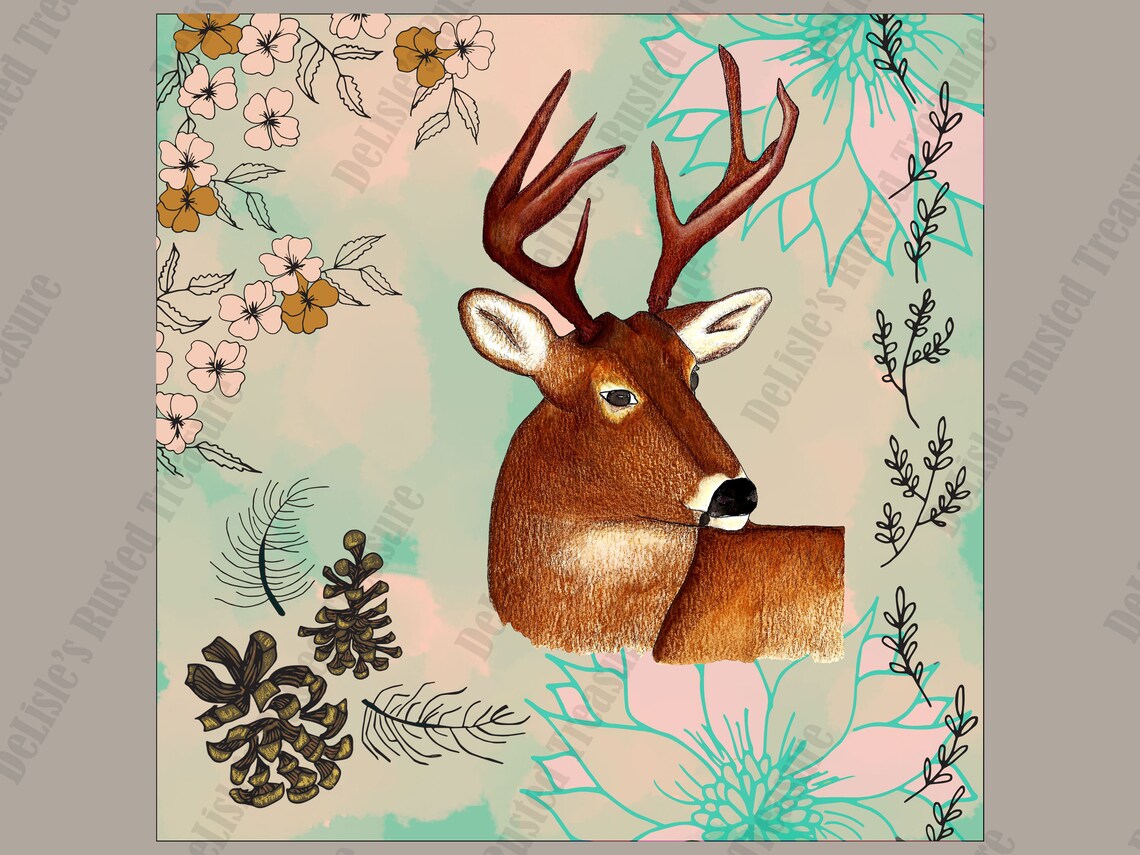 Woodland Digital Paper Bundle, Forest Animals Printables, Digital ...