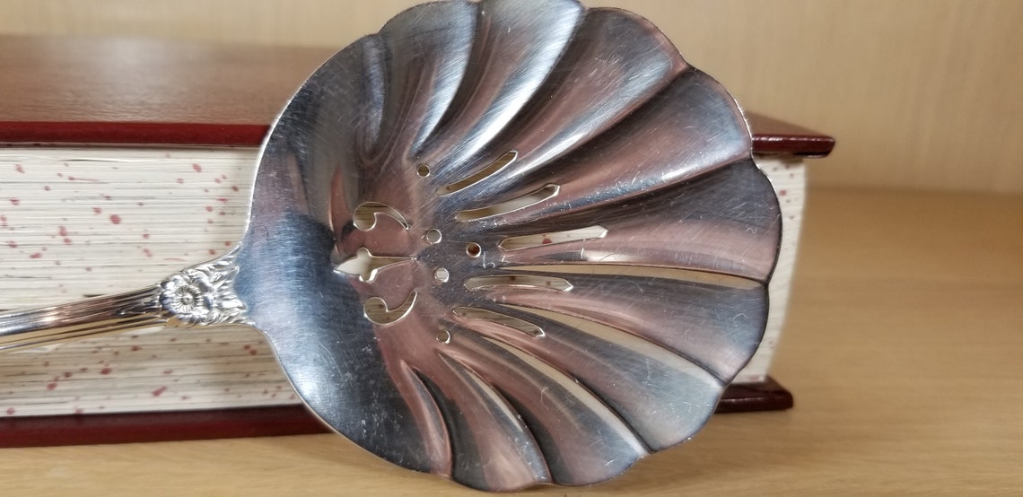 SILVER TOMATO Server-vintage International Sterling-wild Rose Pattern ...