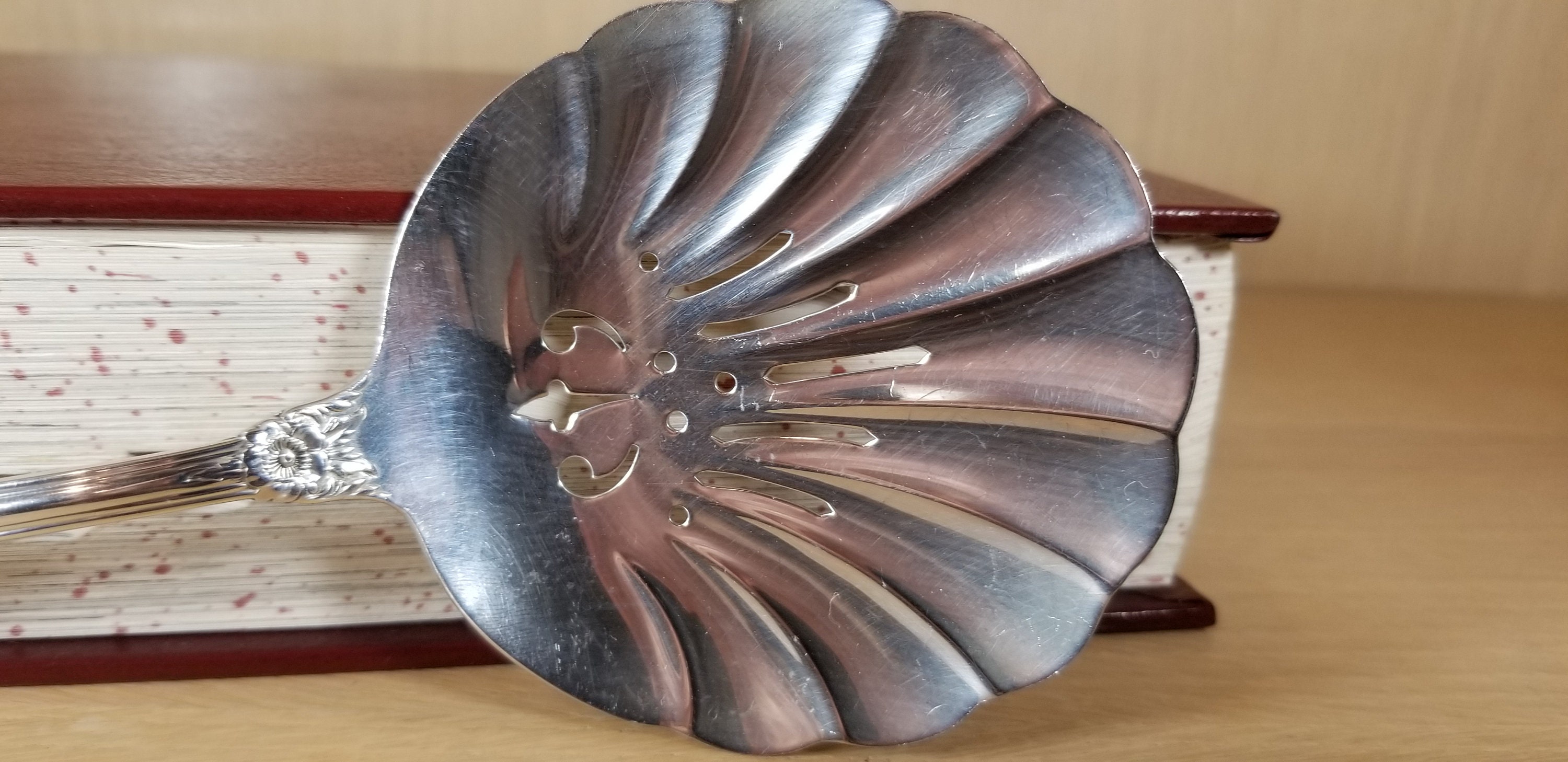 SILVER TOMATO Server-vintage International Sterling-wild Rose Pattern ...