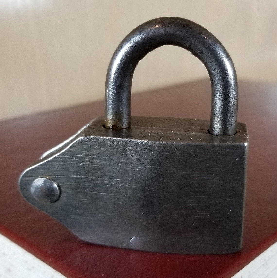 REESE Padlock-lock-vintage Case Hard Shackle-unusual Antique - Etsy